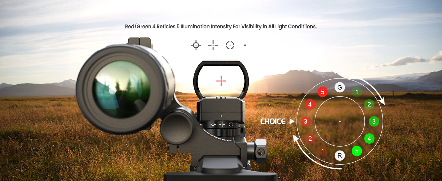 BDC, Red Dots & More: How to Pick the Right Reticle – Feyachi
